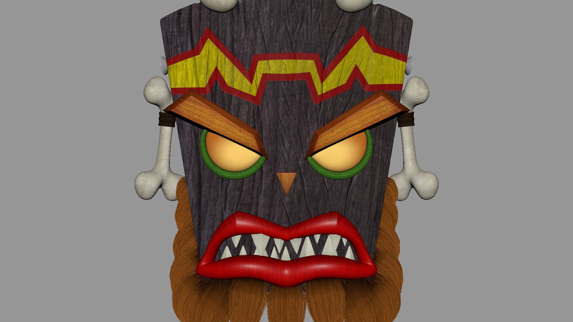 3D Character Uka Uka - TurboSquid 1833361