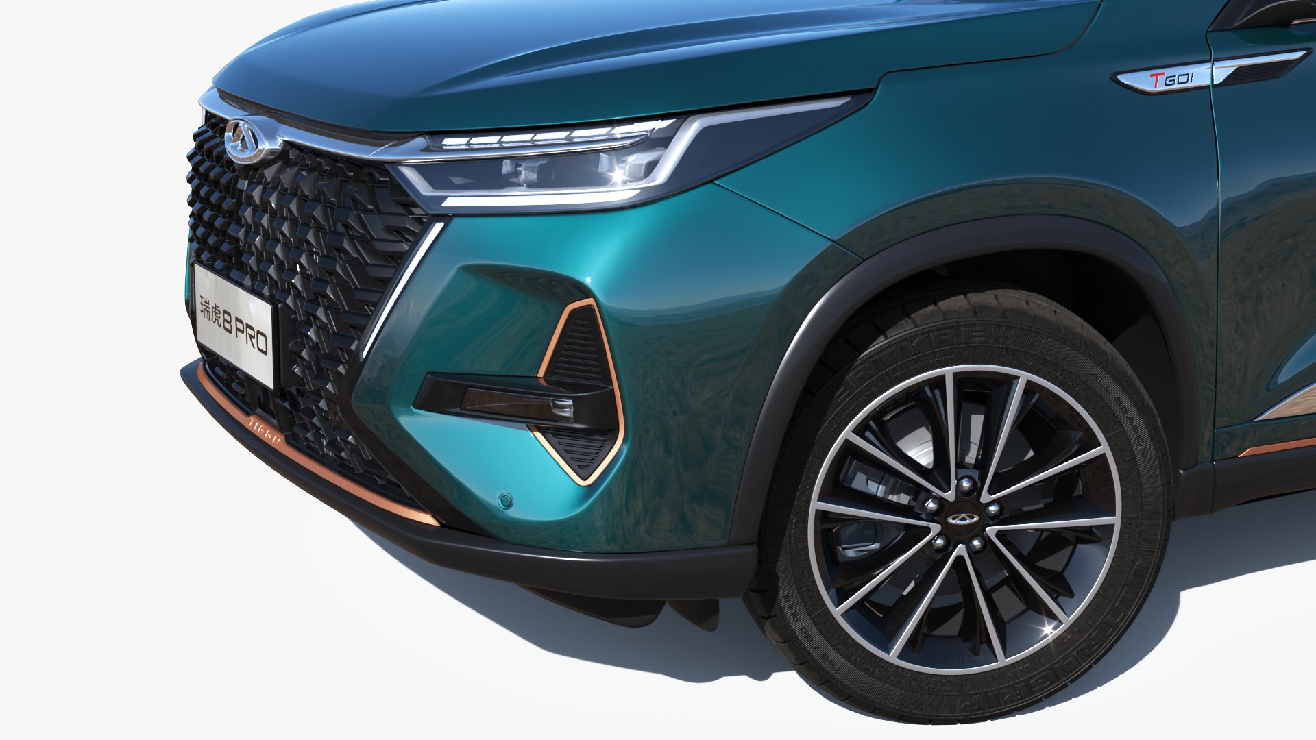 3D Model Chery Tiggo 8 PRO AWD 2023 - TurboSquid 2088413