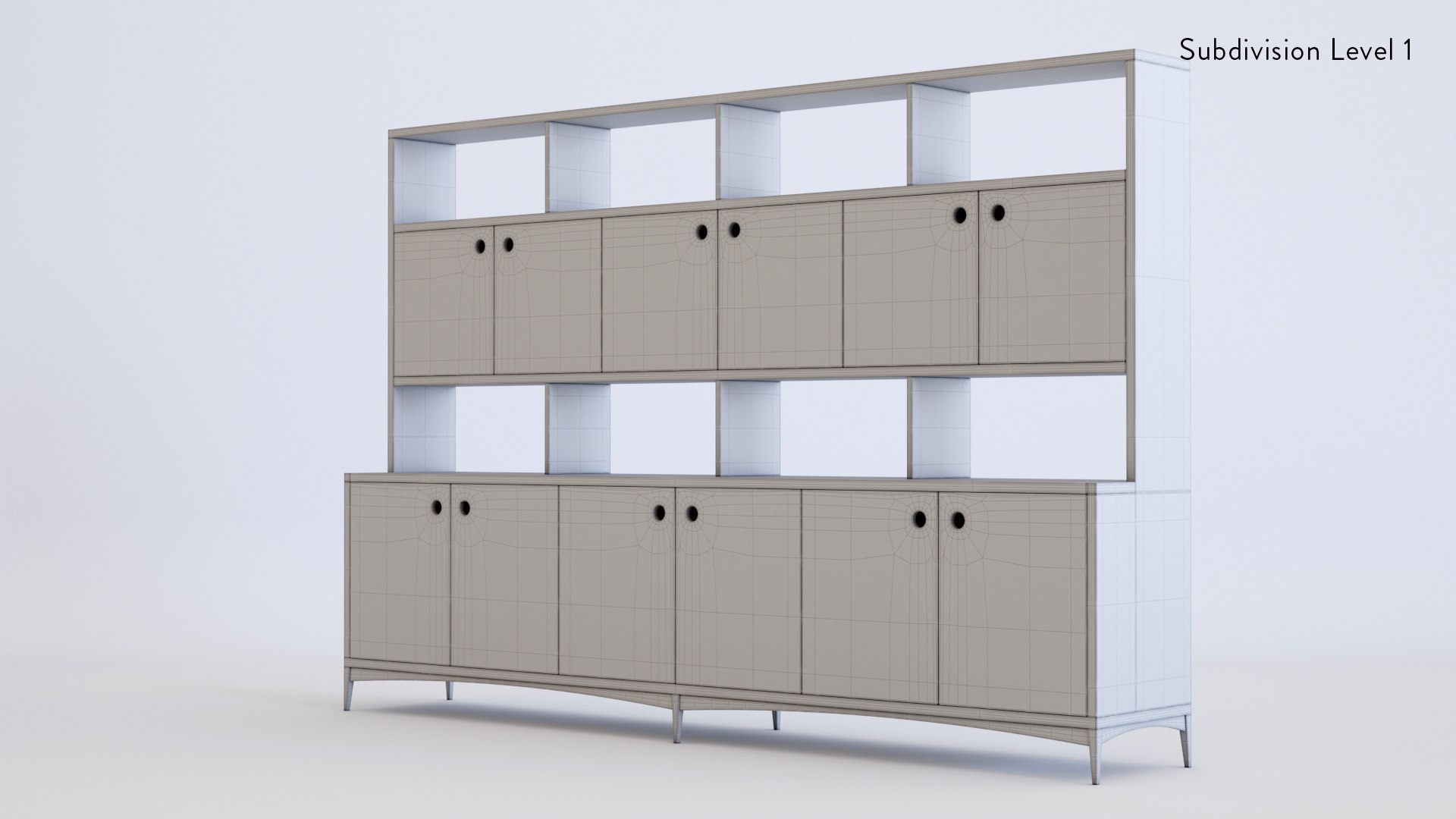 3D Wood Cabinet - TurboSquid 1992059