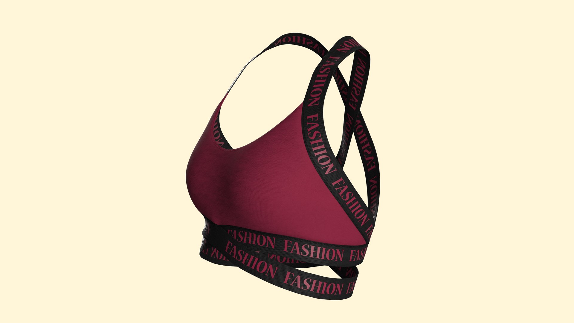 3D Girls Bralette Model - TurboSquid 2289751