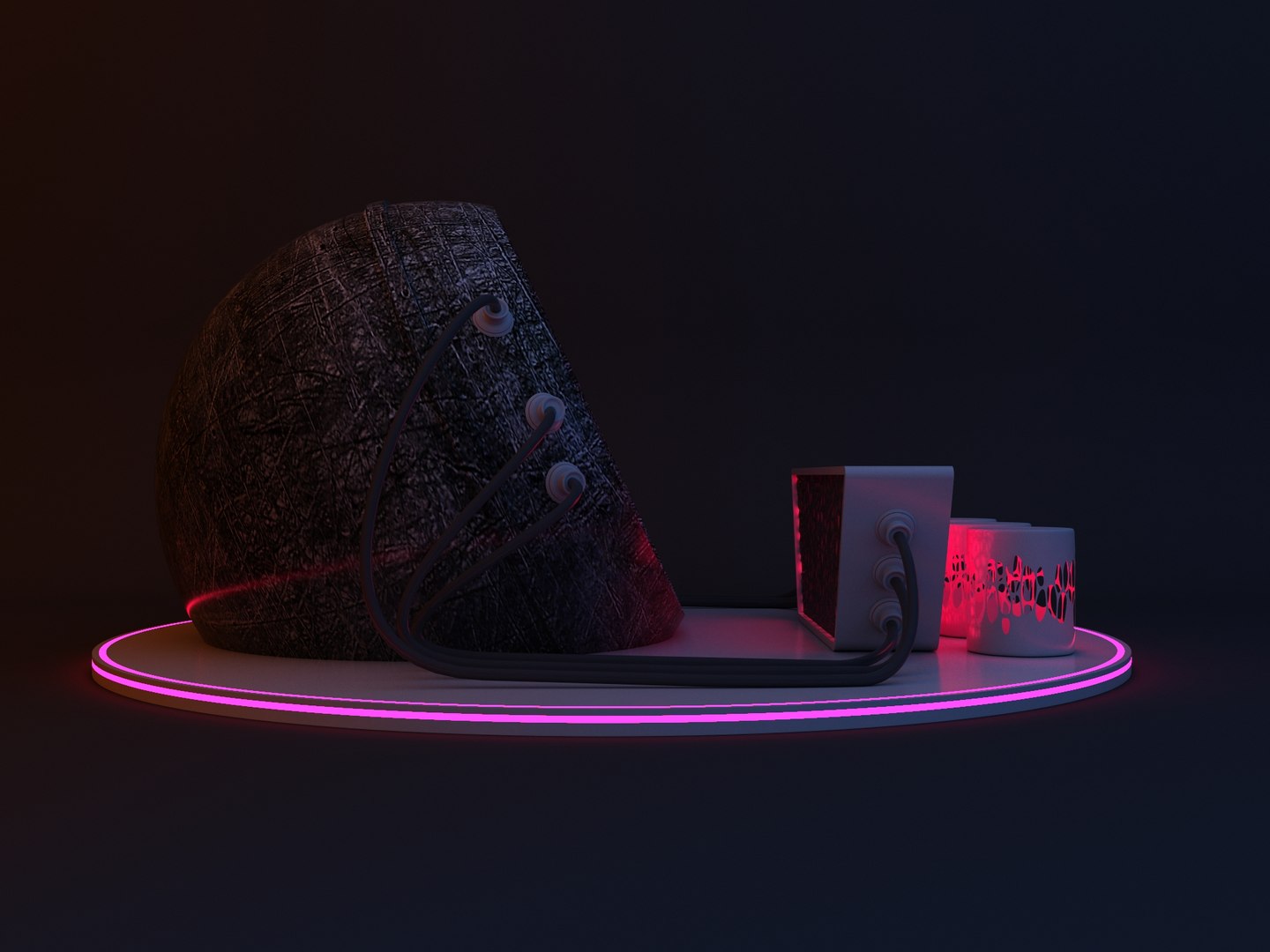 3D Cyber Glow Sphere Bar - TurboSquid 1928978