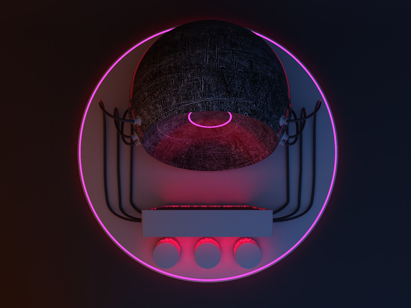 3D Cyber Glow Sphere Bar - TurboSquid 1928978