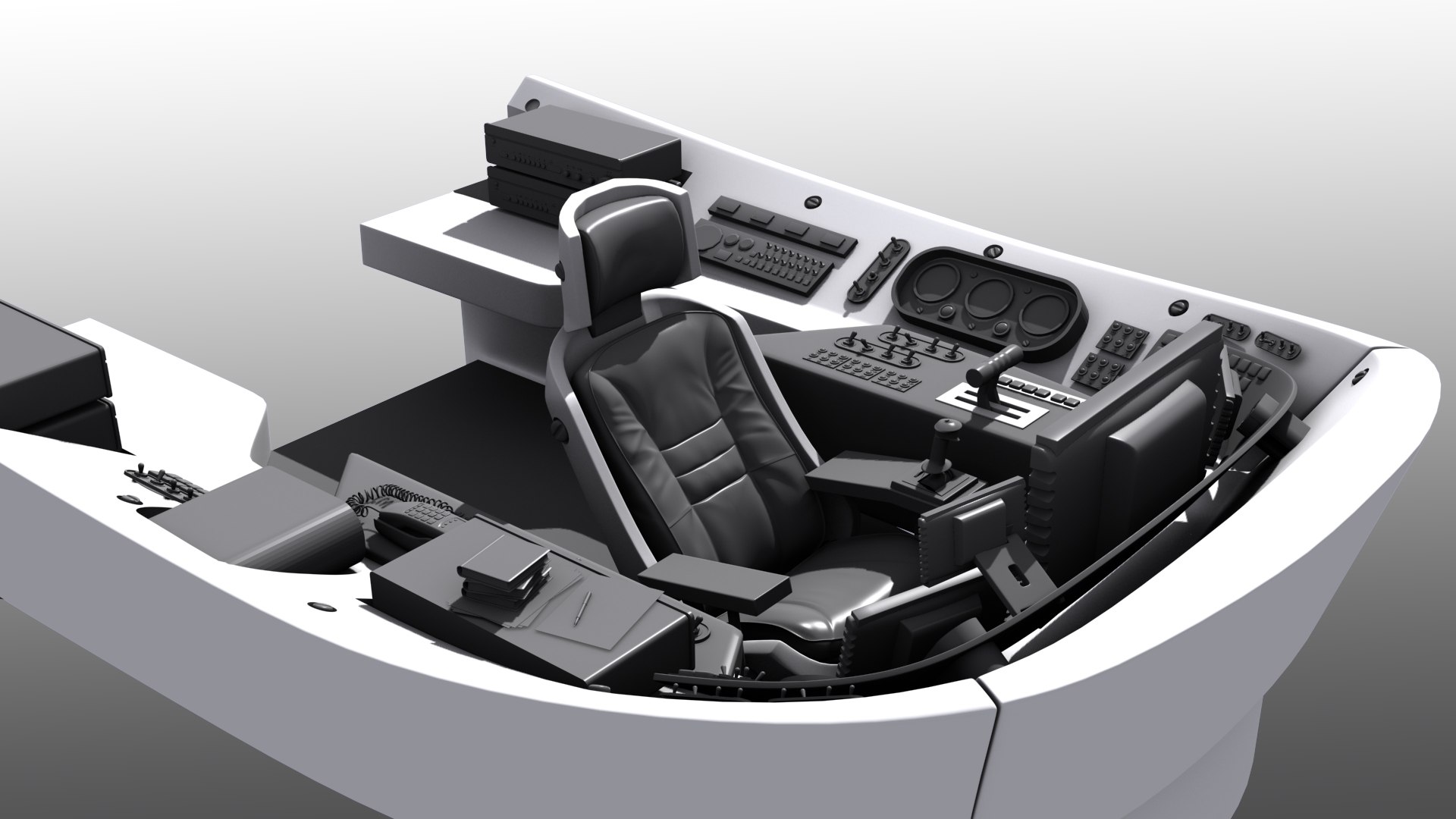 Spaceship Interior 3D Model - TurboSquid 1242202