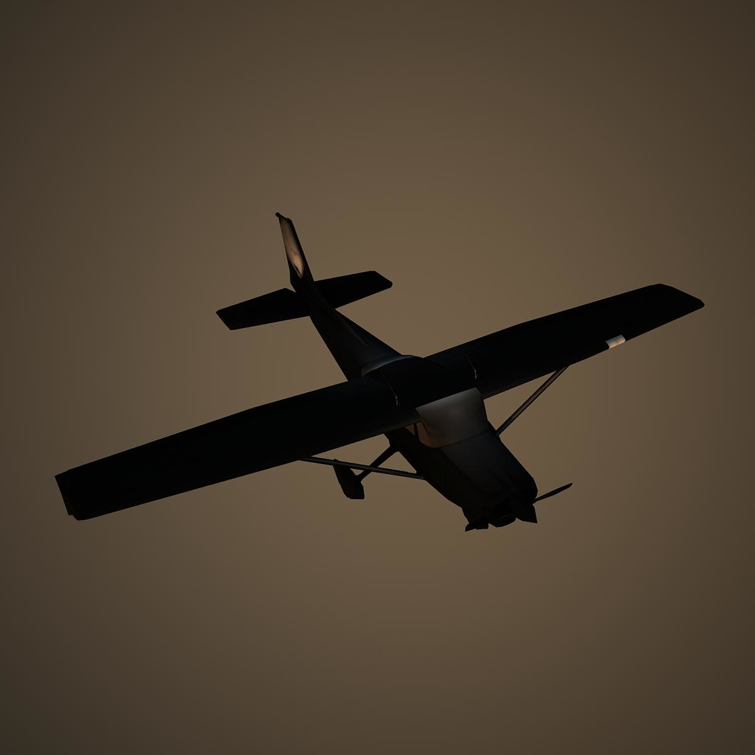 3d Cessna 172 Csa Aircraft Model