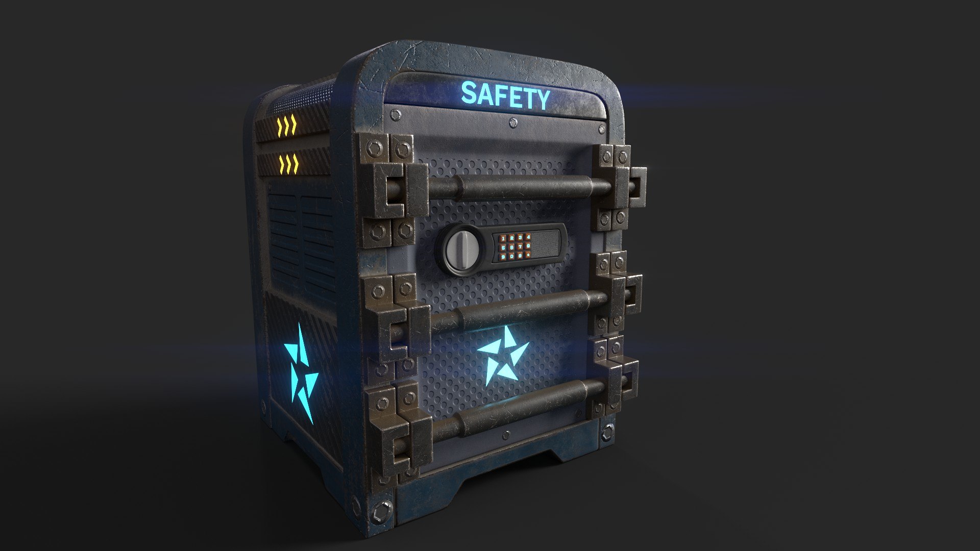 Scifi Safe 3D Model - TurboSquid 2028652