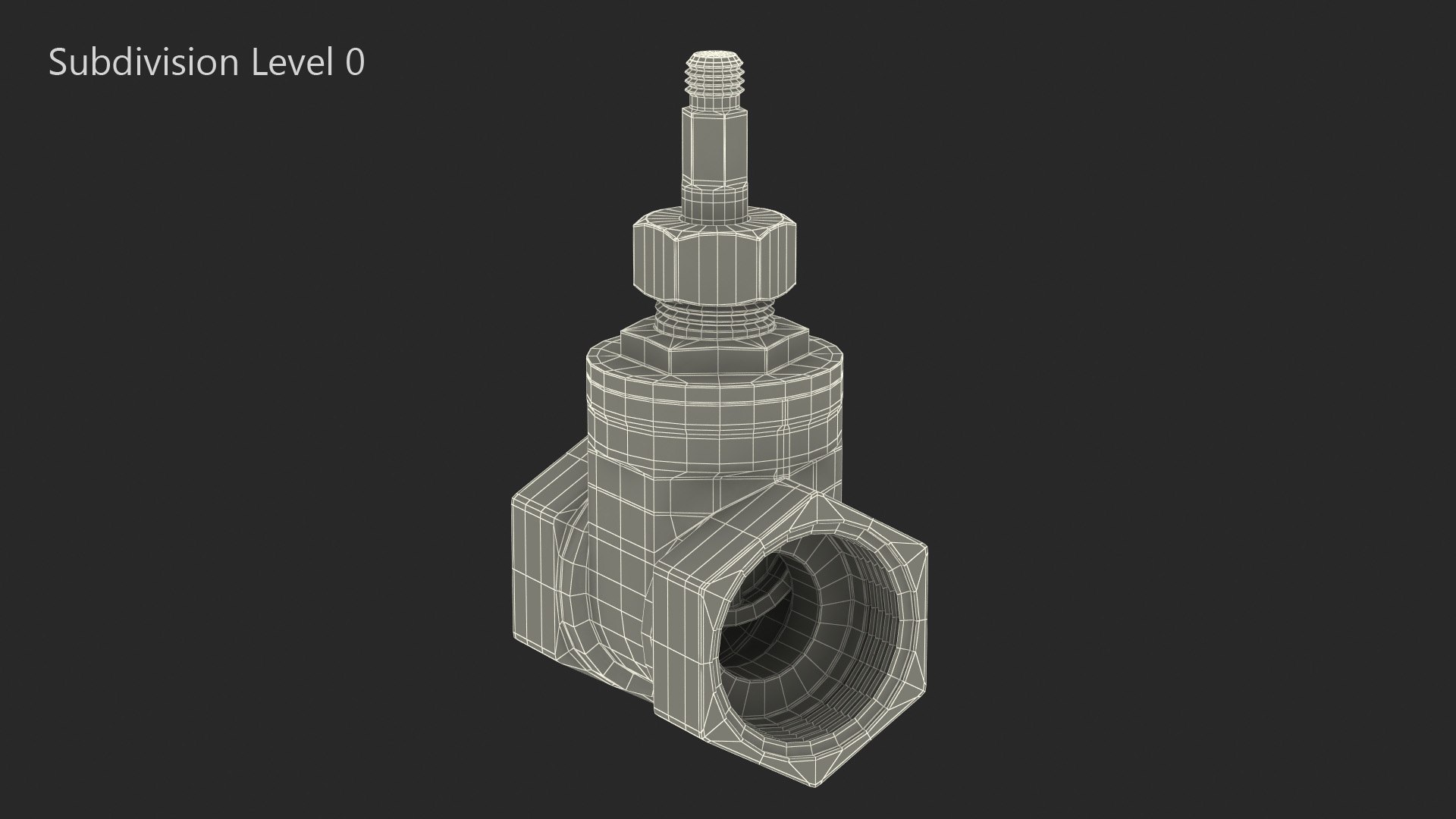 3D Brass Gate Valve Model - TurboSquid 1974388