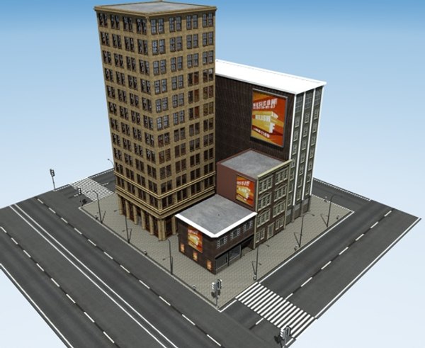 3D modular building games model - TurboSquid 1236923