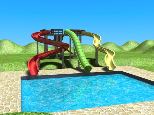 Free Water Park 3D Models for Download | TurboSquid