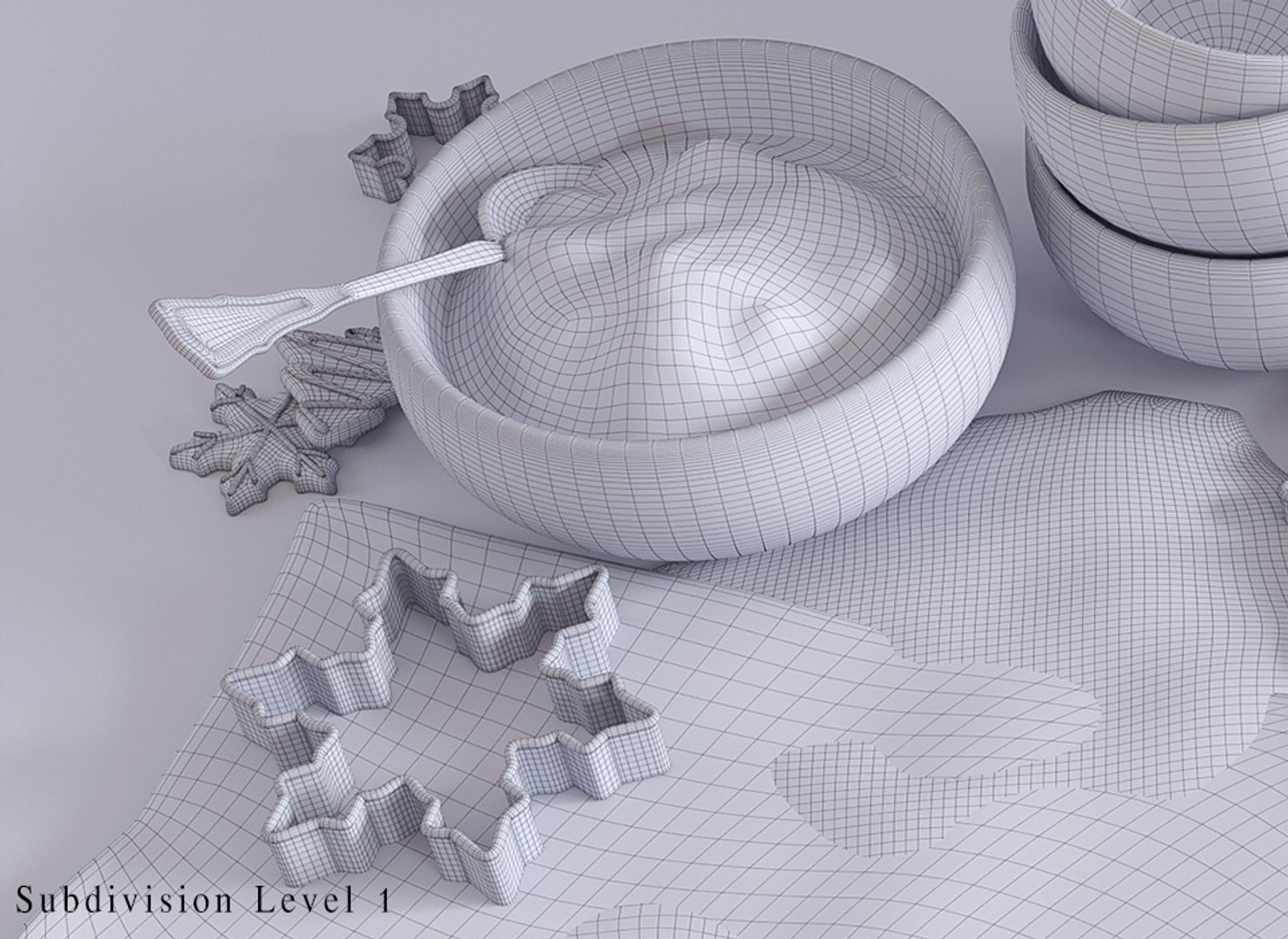 Ginger cookie gingerbread 3D - TurboSquid 1356638