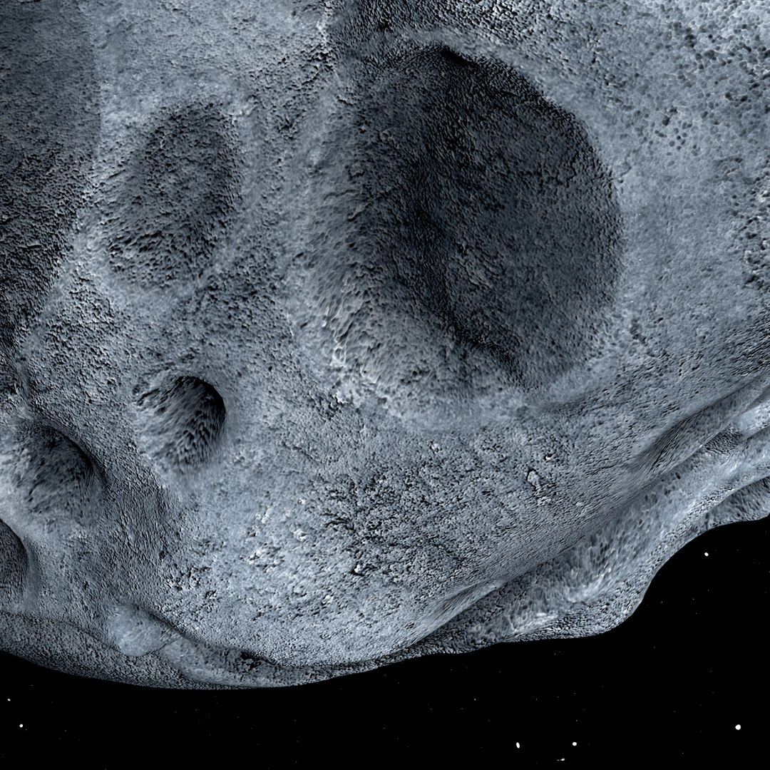 3ds Max Modeled Asteroid