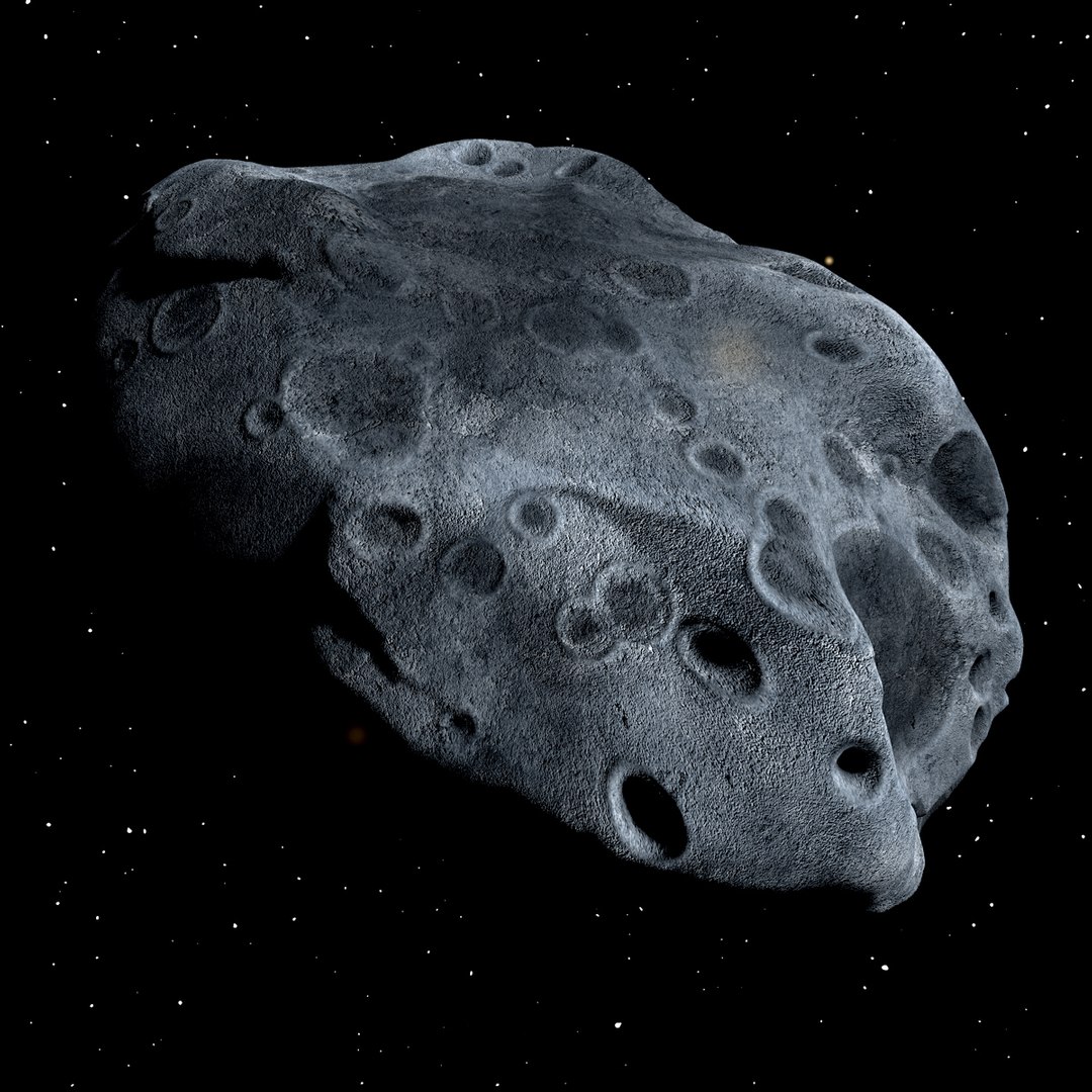 3ds Max Modeled Asteroid