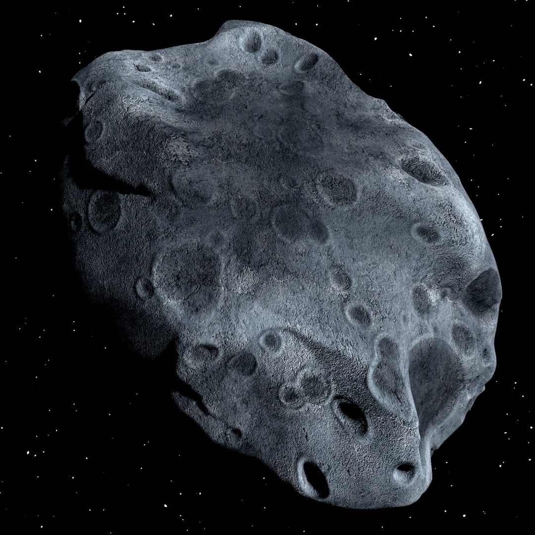 3ds Max Modeled Asteroid