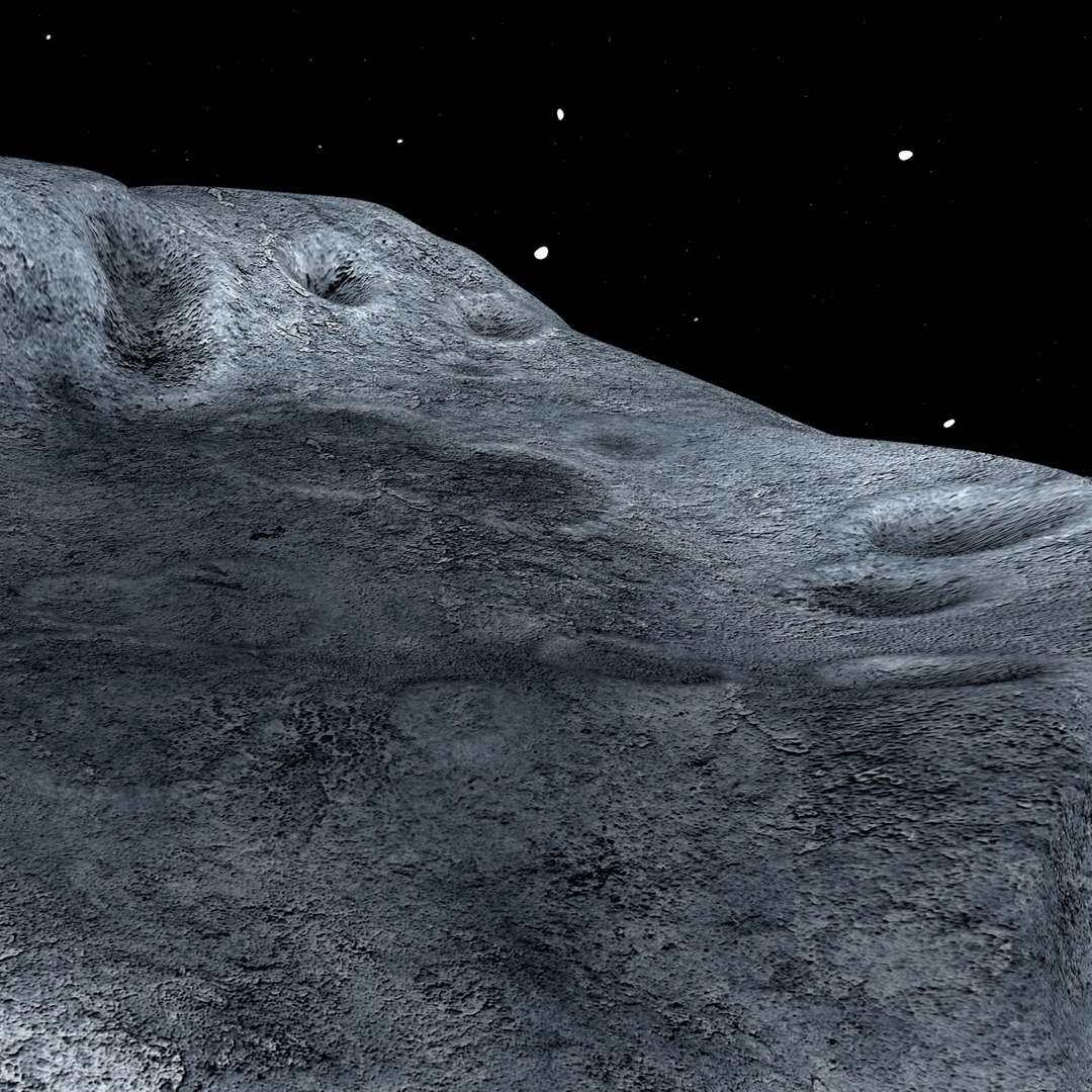 3ds Max Modeled Asteroid