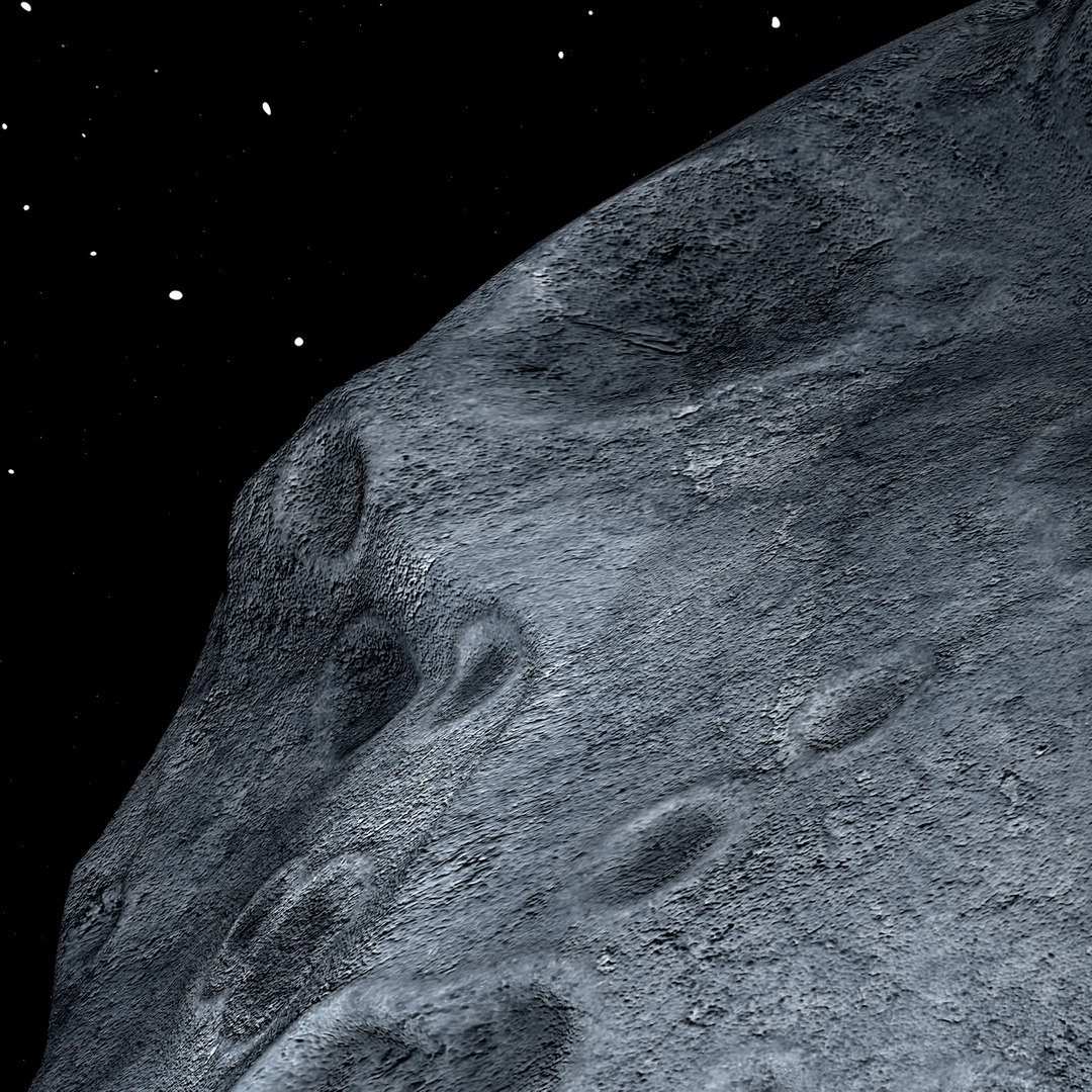 3ds Max Modeled Asteroid