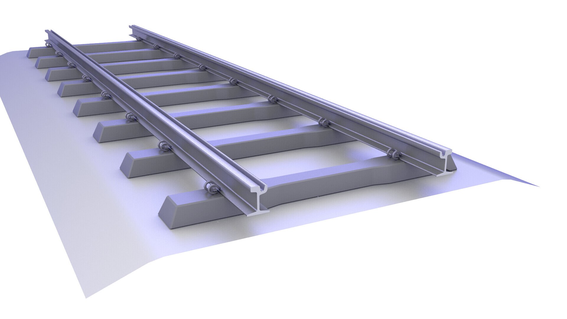 Tram Track 31 3D Model - TurboSquid 2096389