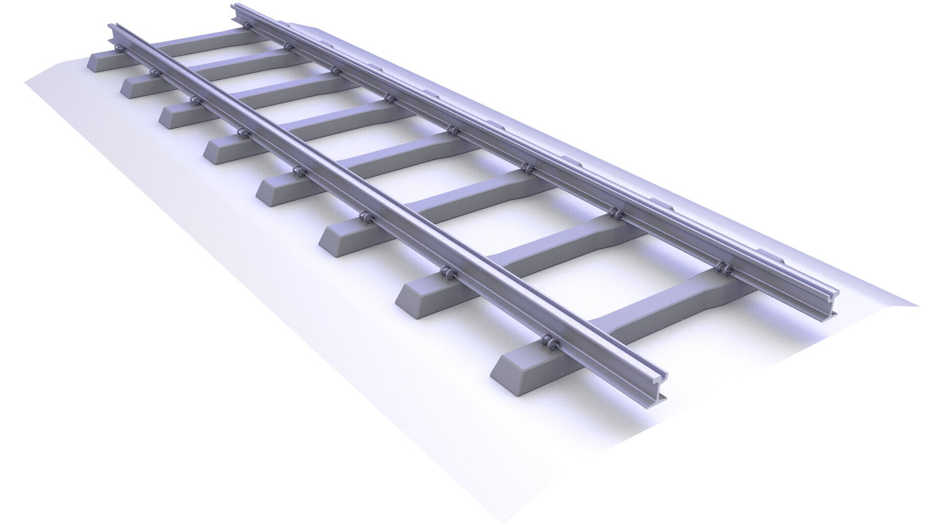 Tram Track 31 3D Model - TurboSquid 2096389
