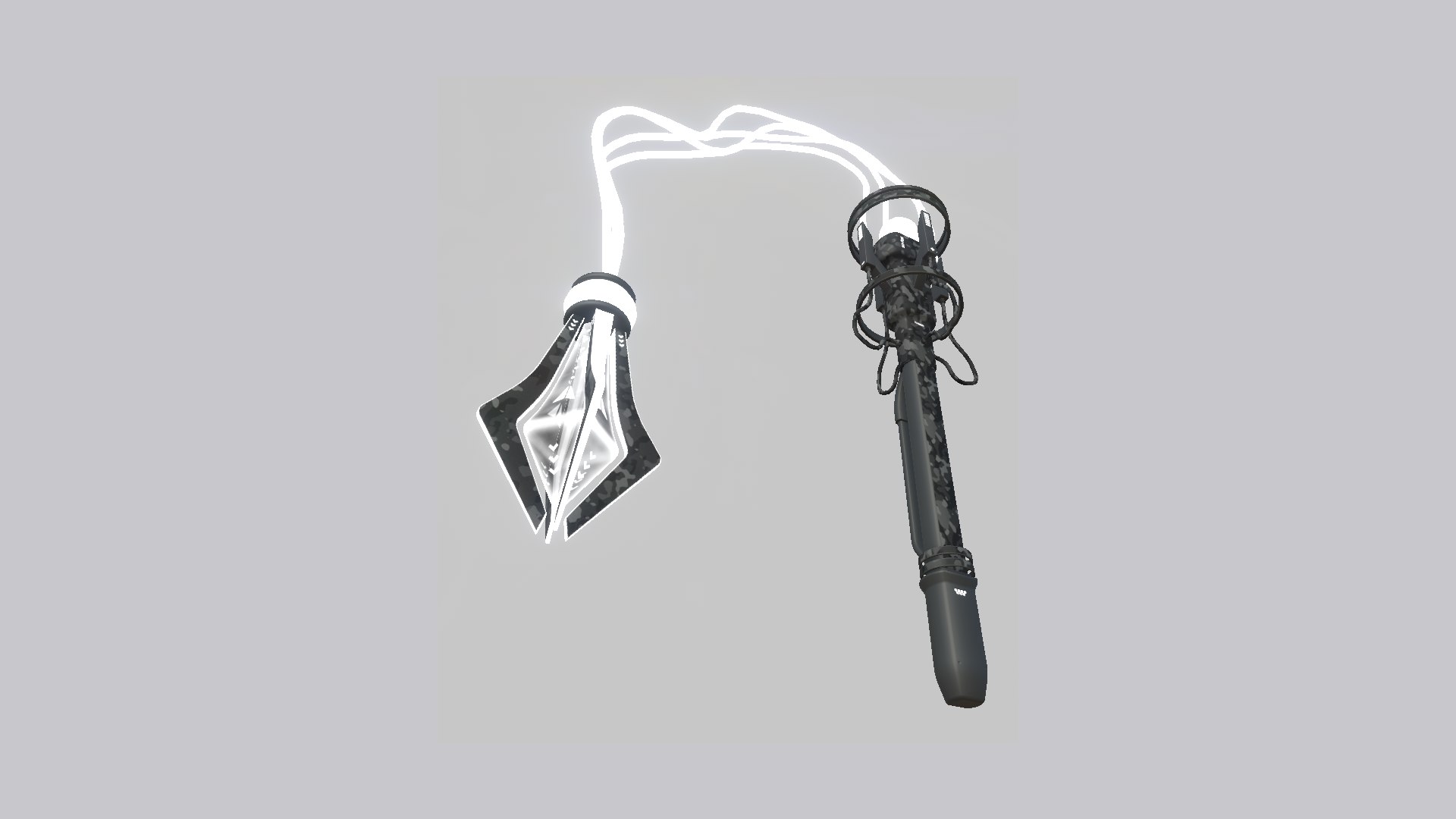 3D SciFi Flail A09 Black Camo - Sci Fi Weapon Design - TurboSquid 1975151