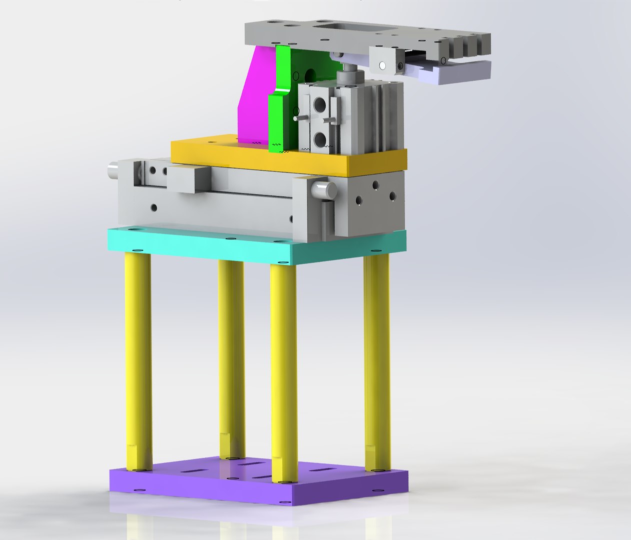 Clamping Jaw Mechanism 3D Model - TurboSquid 1881237