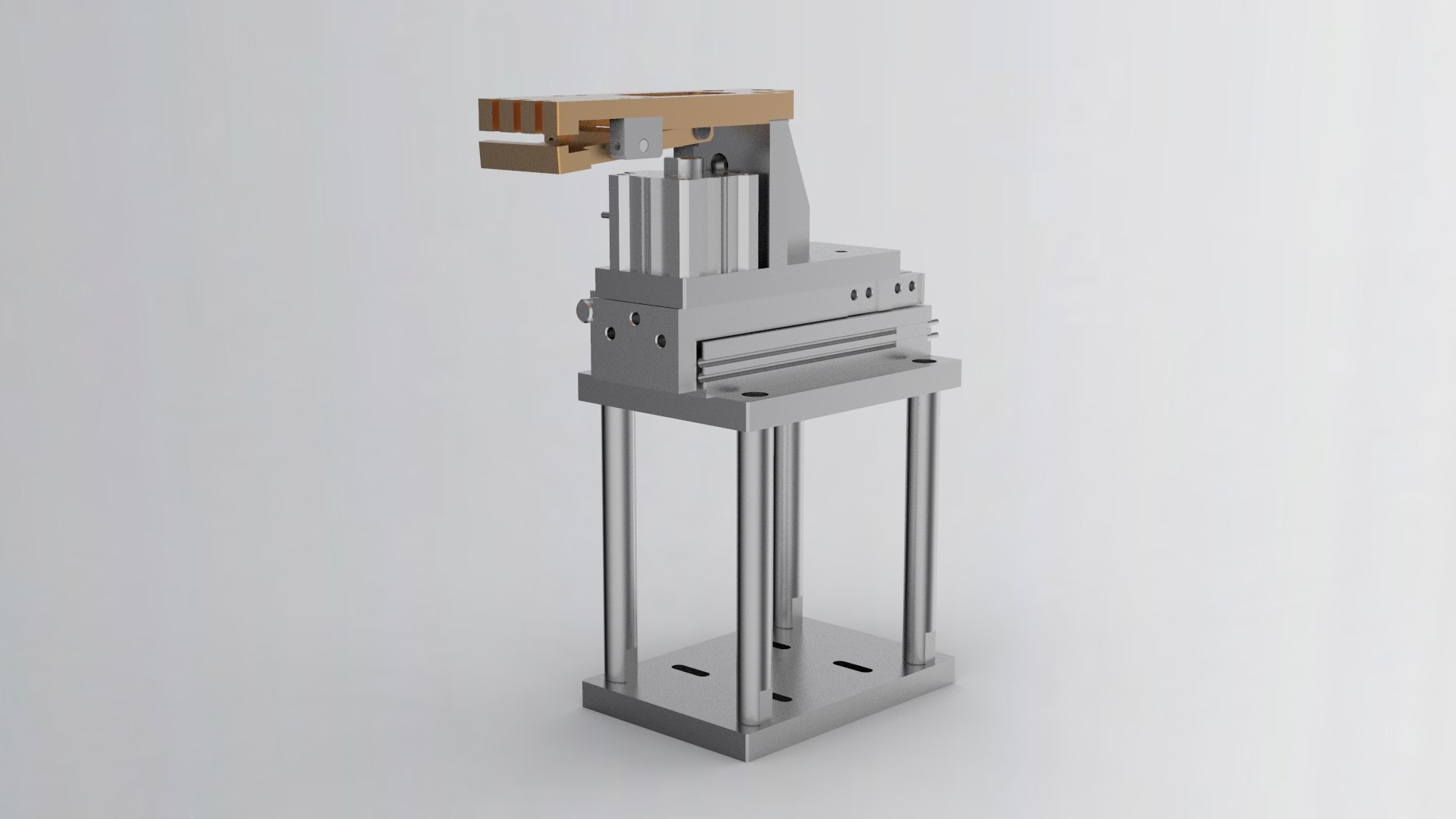 Clamping Jaw Mechanism 3D Model - TurboSquid 1881237