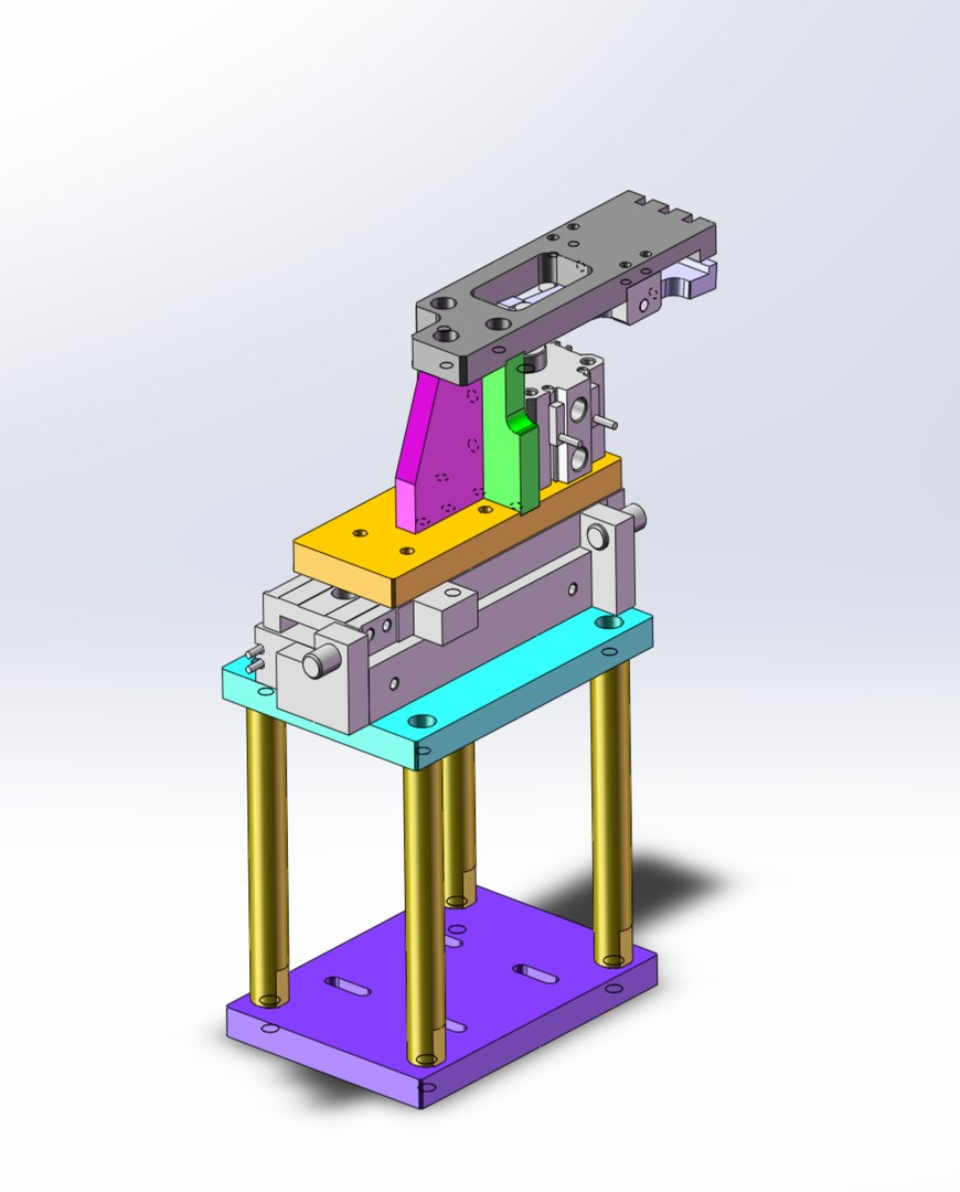 Clamping Jaw Mechanism 3D Model - TurboSquid 1881237