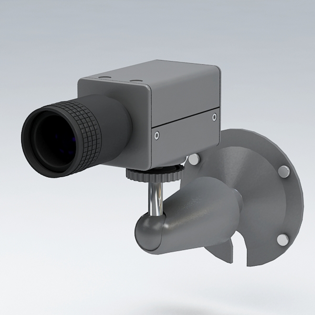 security camera 3d model