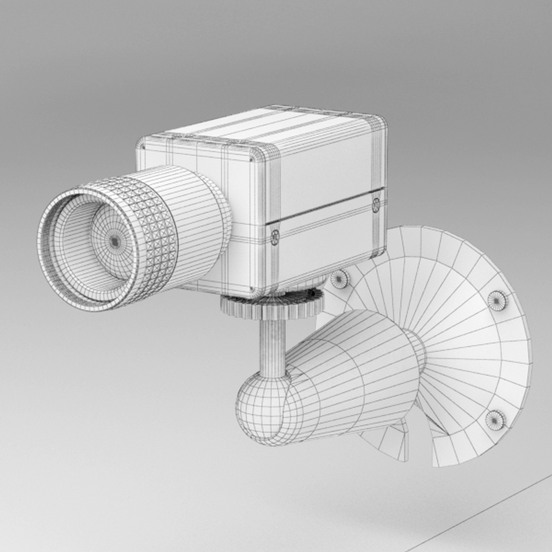 security camera 3d model
