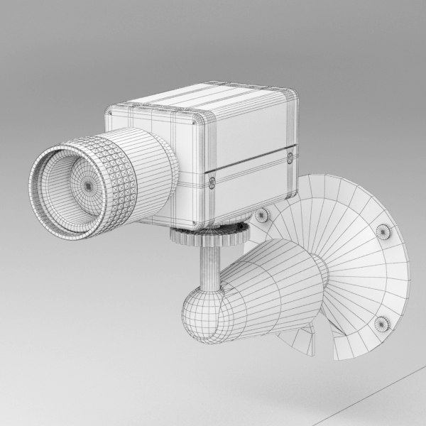 security camera 3d model