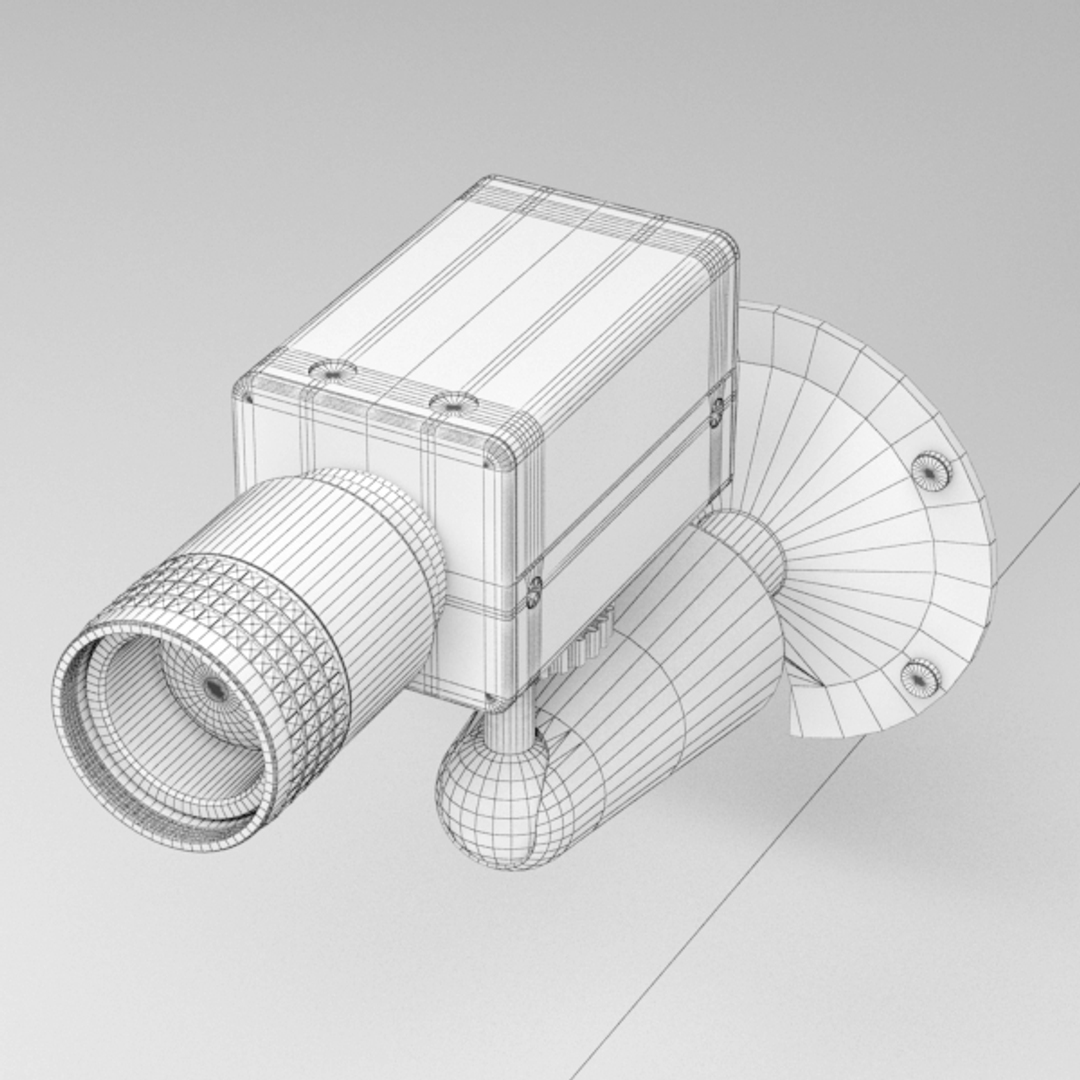 security camera 3d model