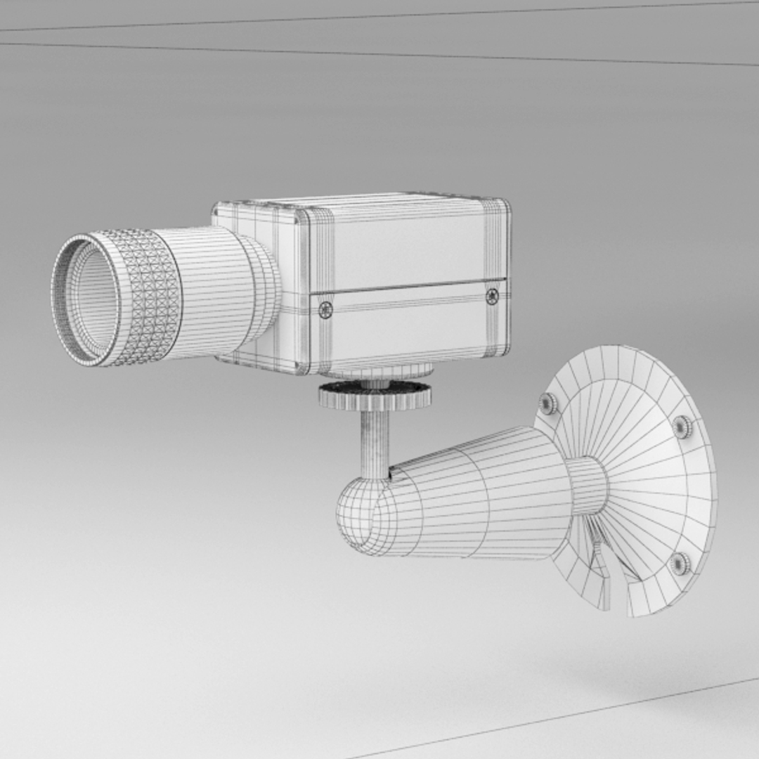security camera 3d model