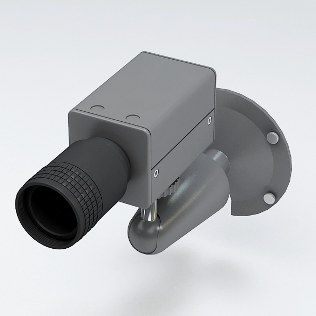 security camera 3d model