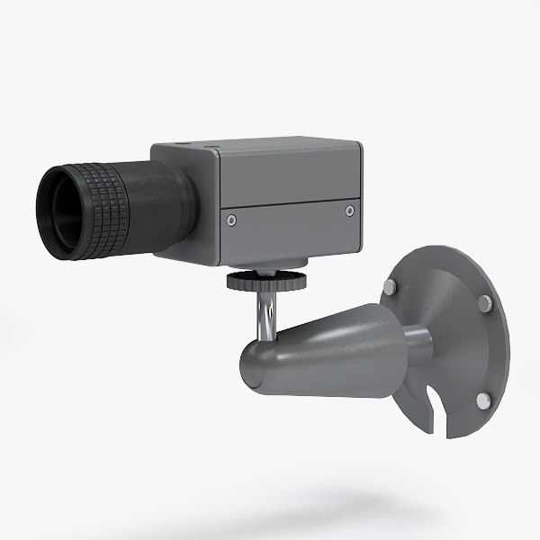 security camera 3d model