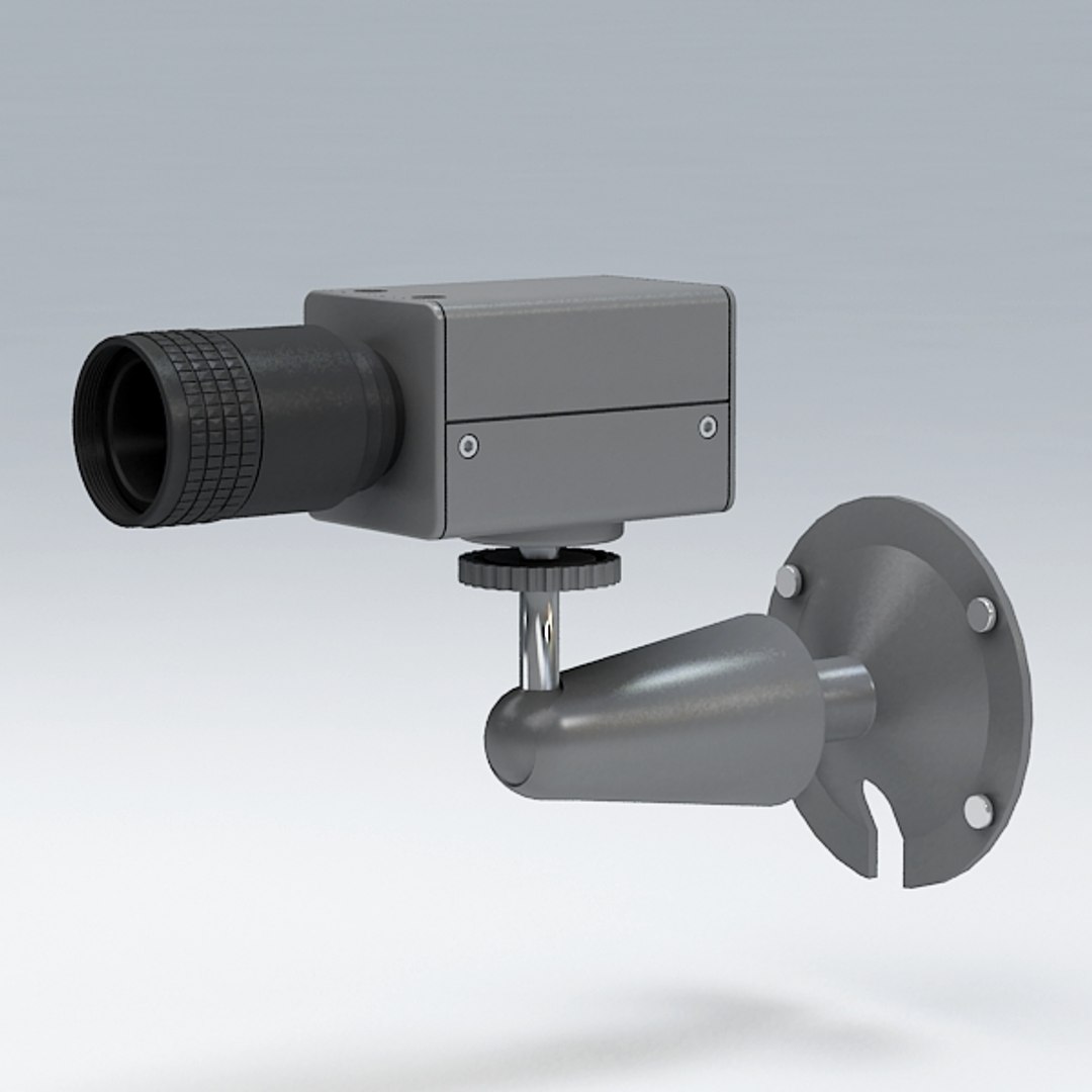 security camera 3d model