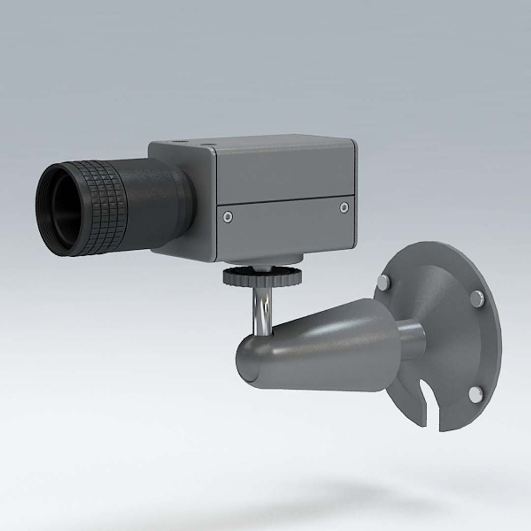 security camera 3d model