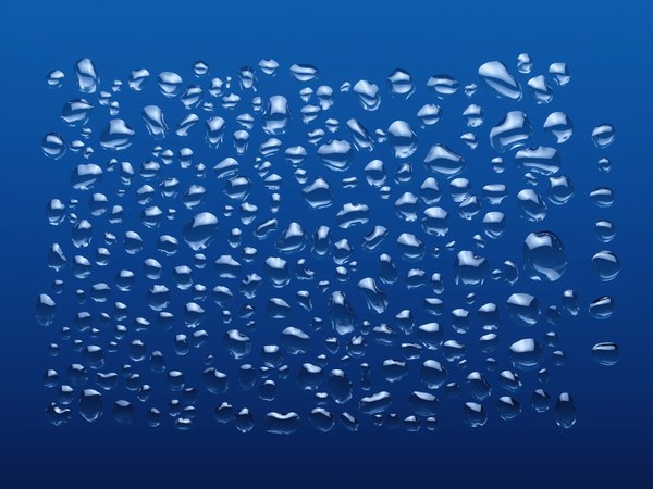 3d model water drop single