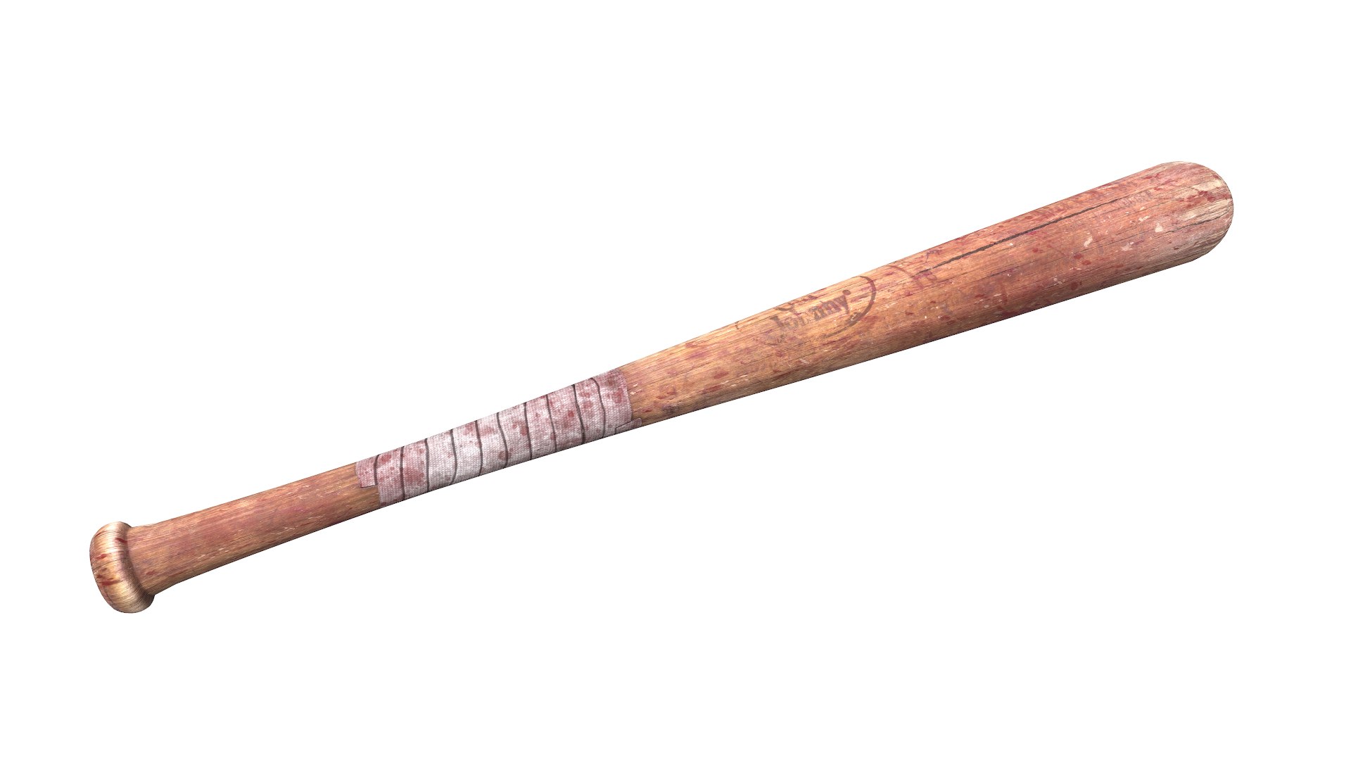 Baseball Bat Melee Weapon Low-poly PBR 3D Model - TurboSquid 2104503