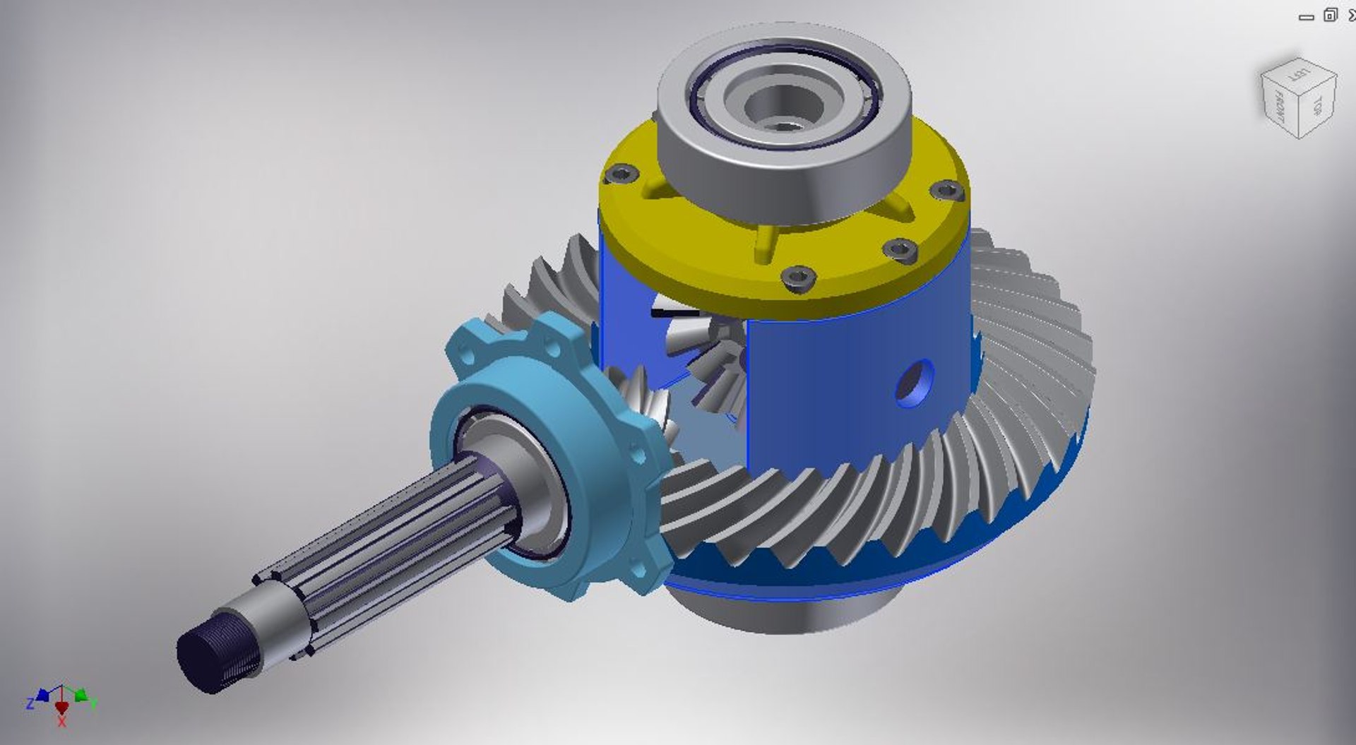 3D Gear Differential - TurboSquid 1293829