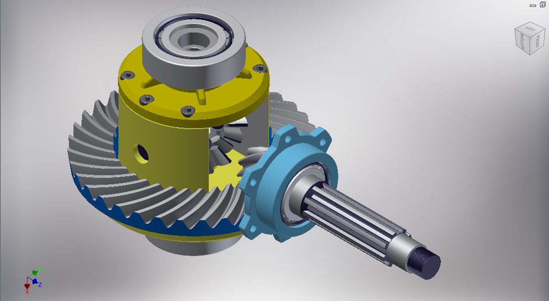 3D Gear Differential - TurboSquid 1293829