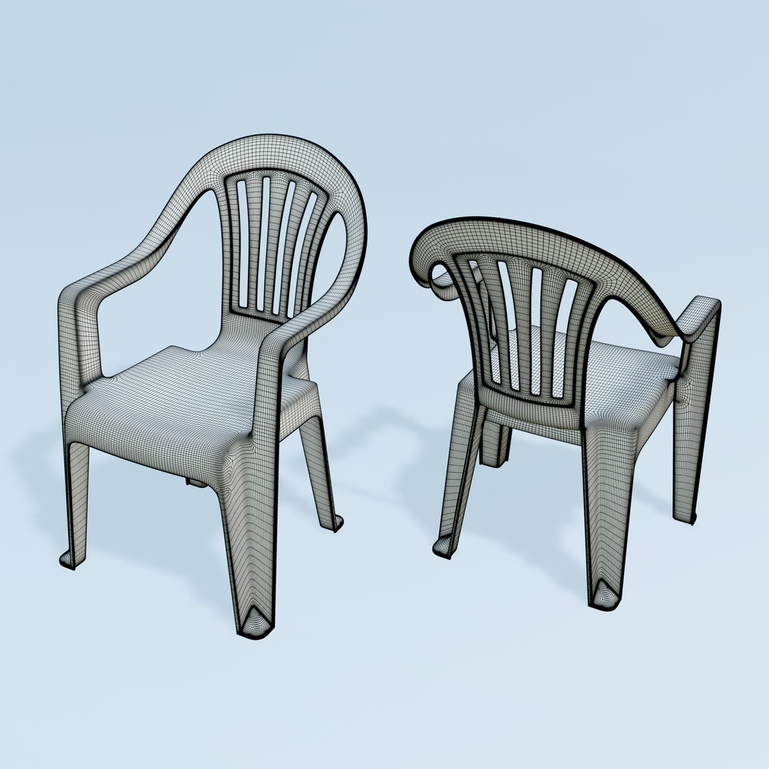 Monobloc Plastic Chair 3D - TurboSquid 2318629