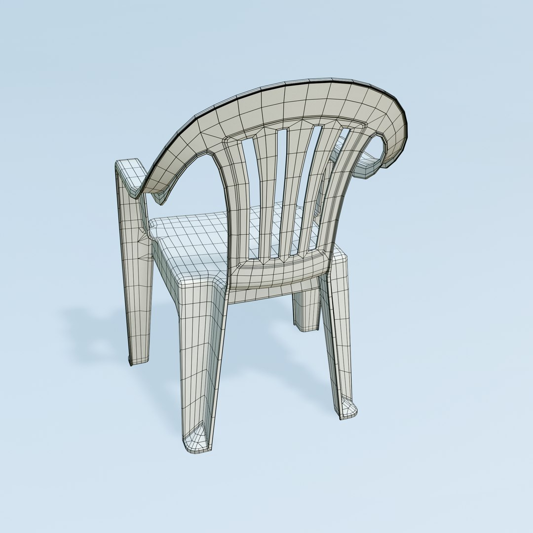 Monobloc Plastic Chair 3D - TurboSquid 2318629