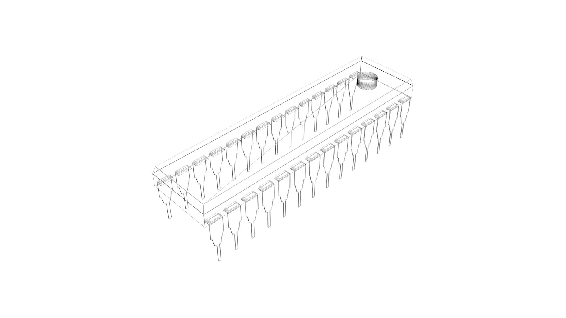Microprocessor 3D - TurboSquid 1828230
