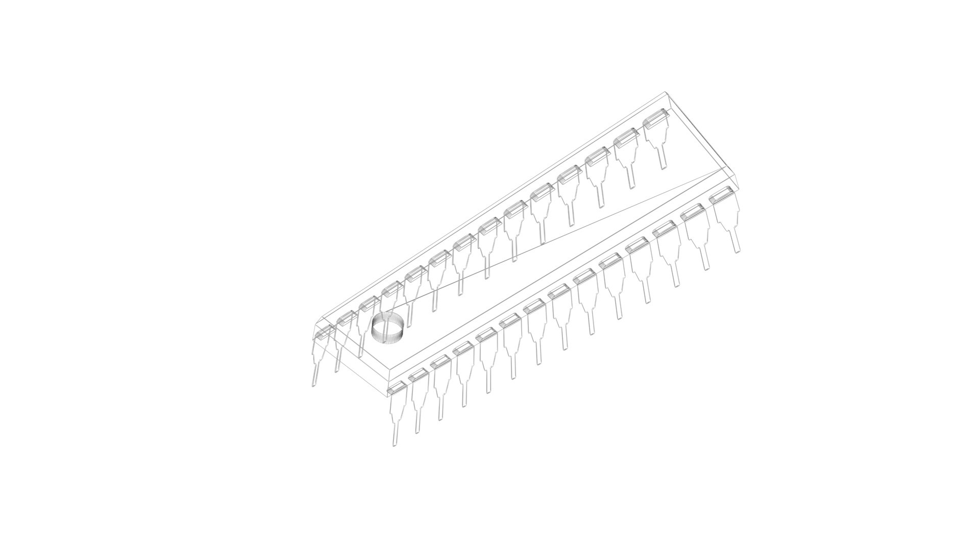 Microprocessor 3D - TurboSquid 1828230