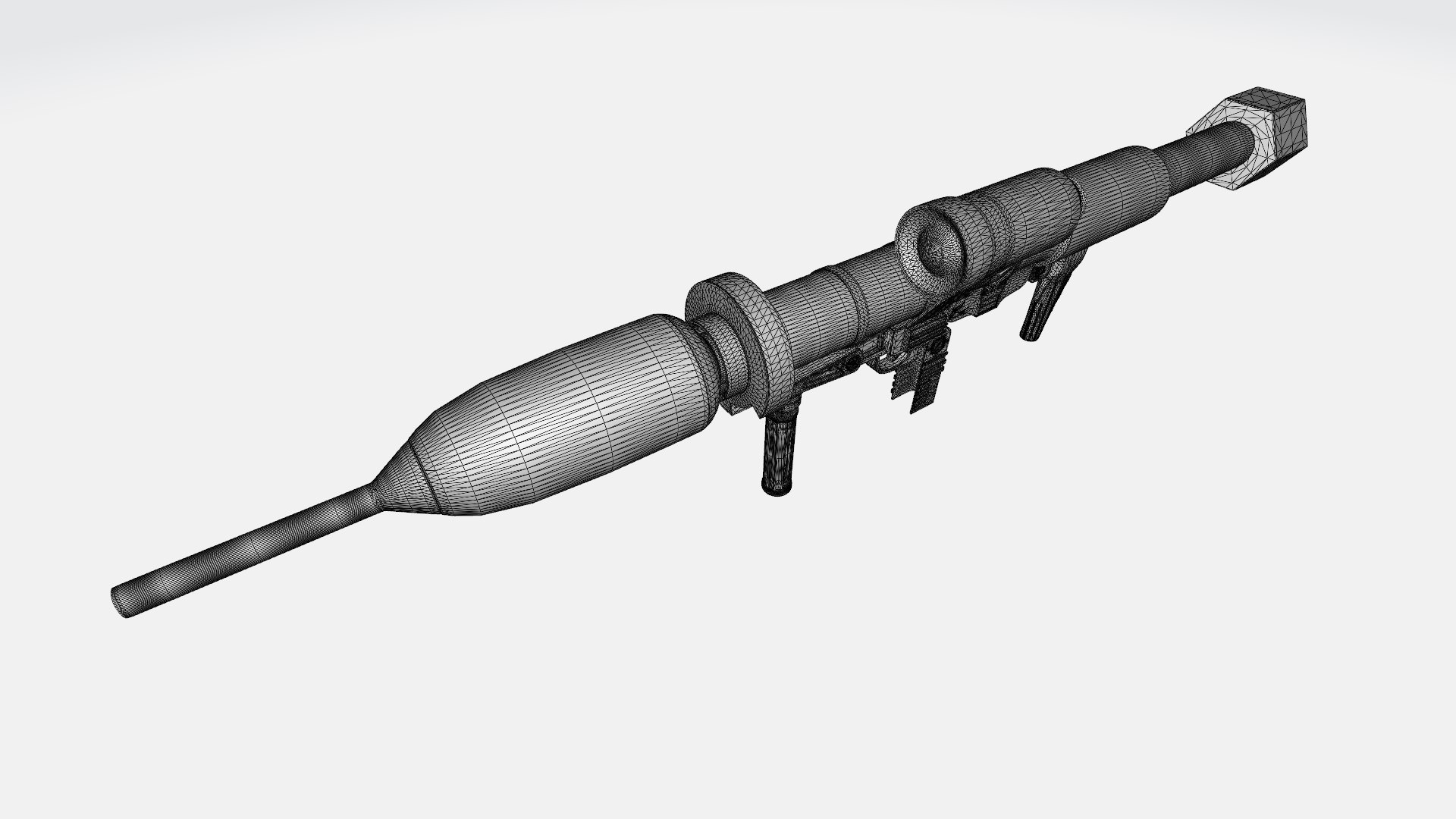 3D Panzerfaust 3 Model - TurboSquid 1956436