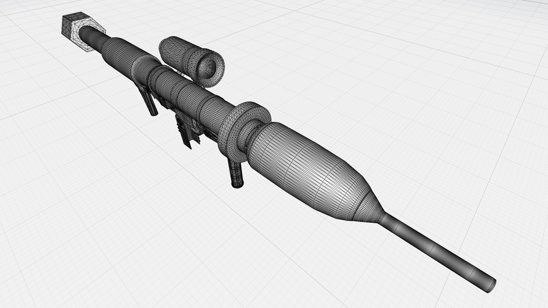3D Panzerfaust 3 Model - TurboSquid 1956436