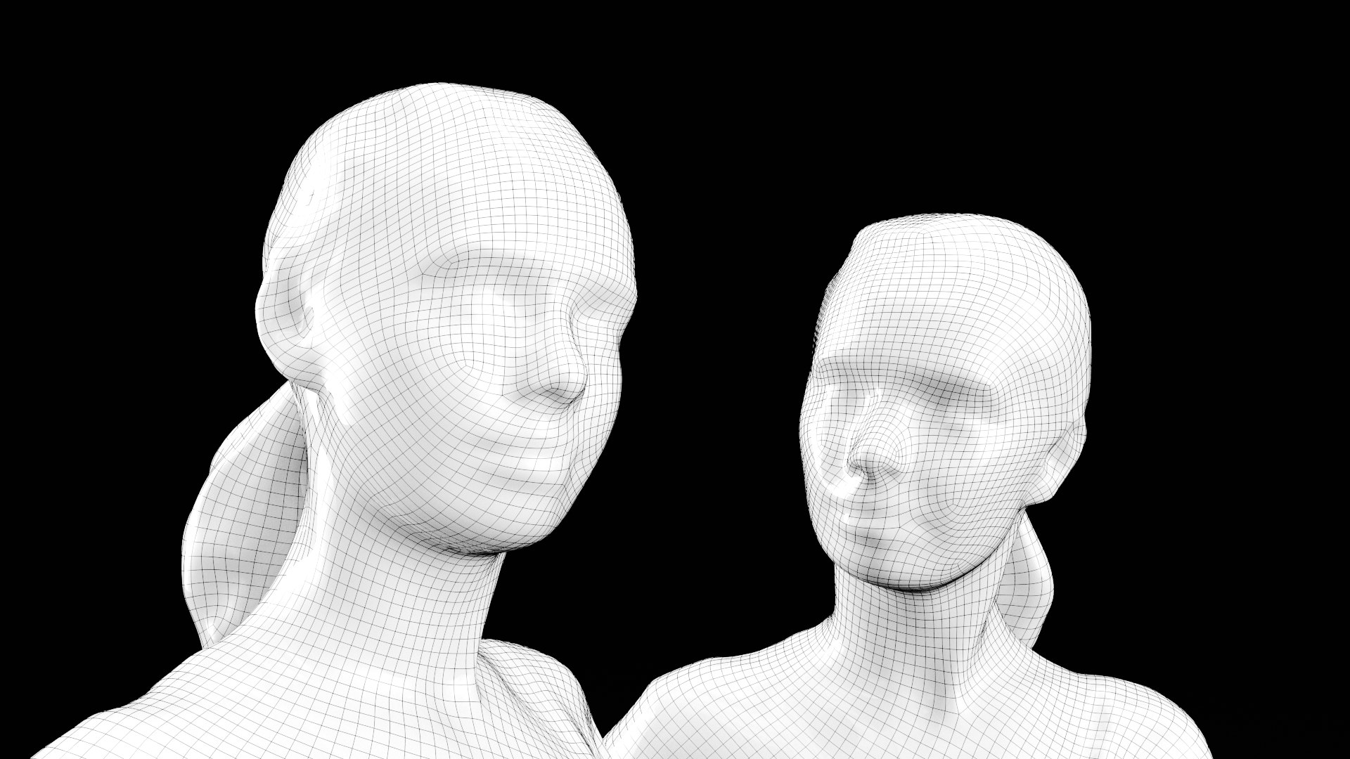 3D scanned young woman casual - TurboSquid 1449890