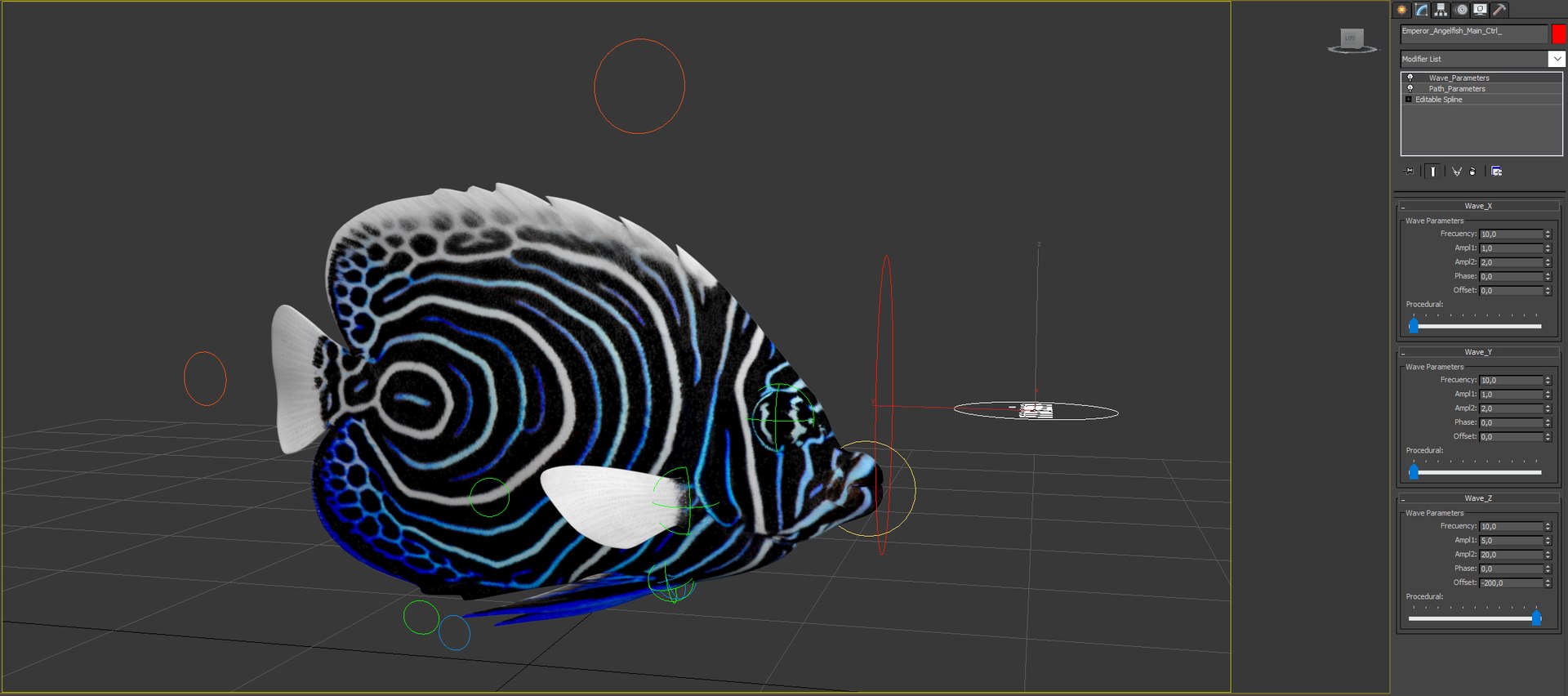 3D Emperor Angelfish Fish Animation - TurboSquid 1577605