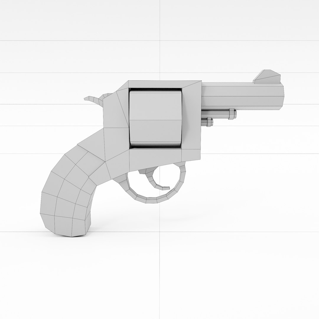 3D BRITISH BULL DOG REVOLVER - TurboSquid 1992014
