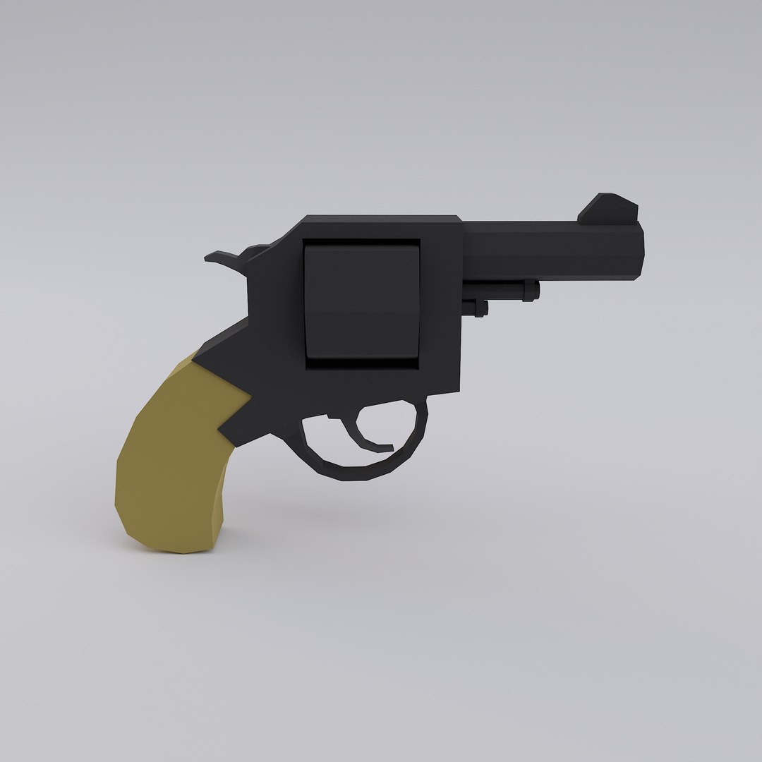 3D BRITISH BULL DOG REVOLVER - TurboSquid 1992014