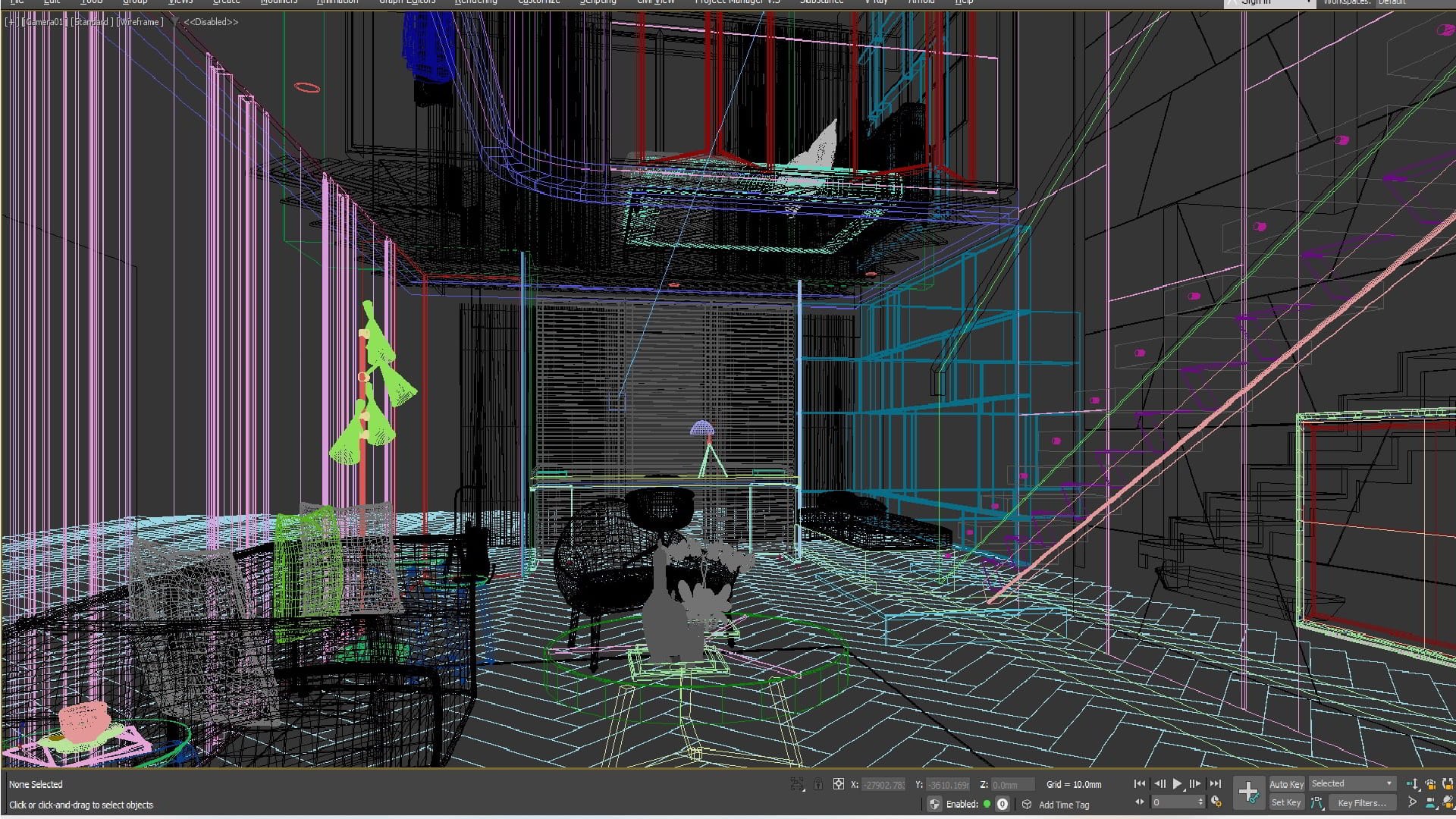 3D 60- Modern Duplex Living Room - TurboSquid 2026414