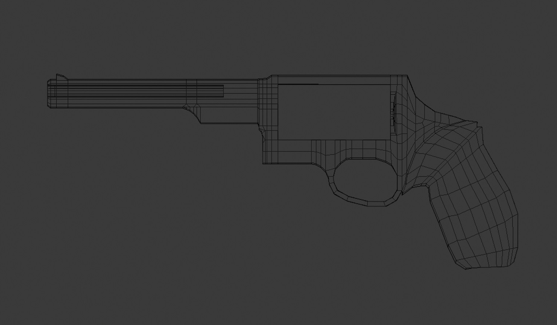 3D Model Ornate Revolver - TurboSquid 1440856