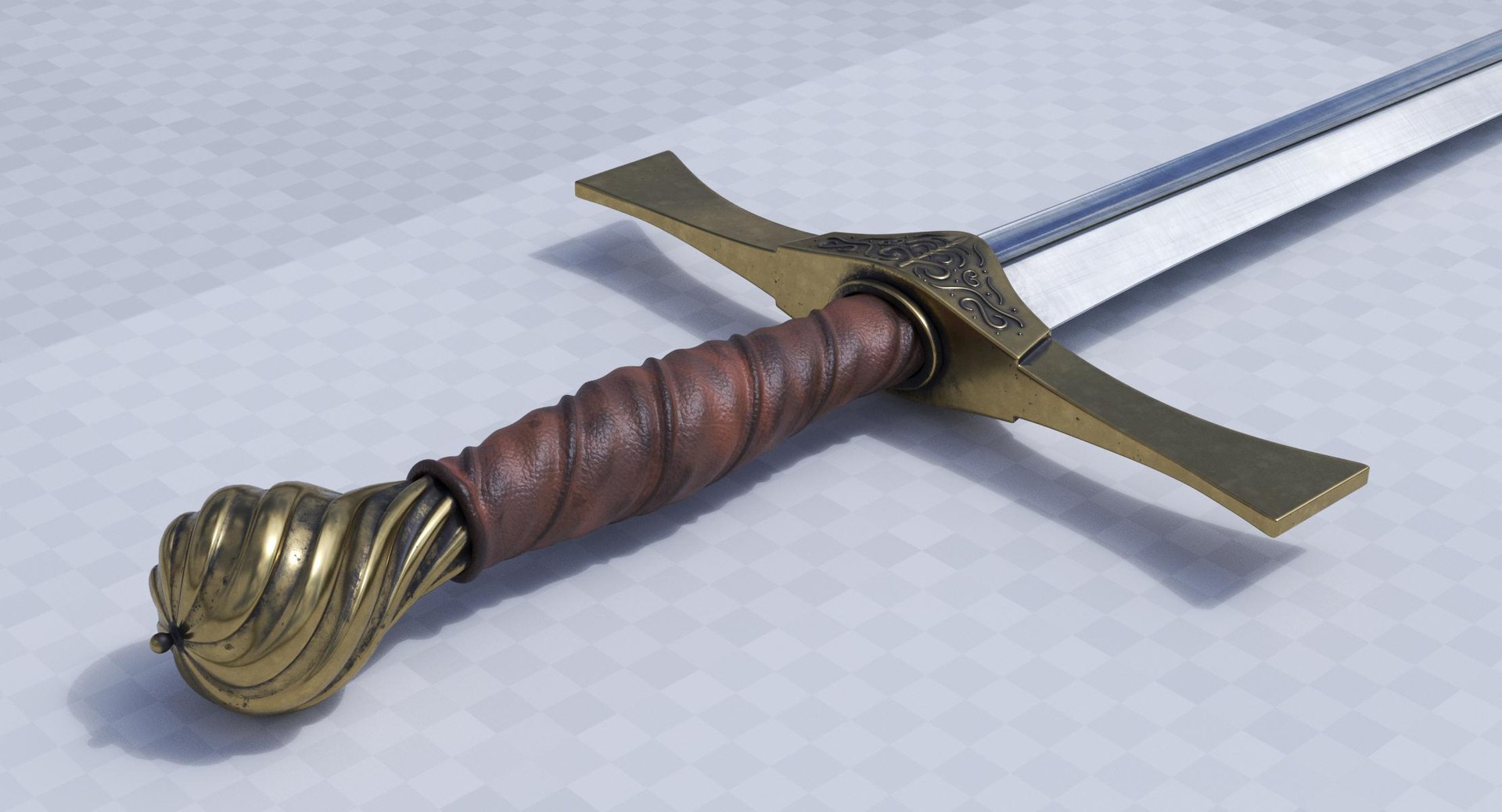 Medieval Sword 3D Model - TurboSquid 1350914